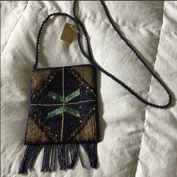 Vintage | Bags | Vintage Ermo Collection Beaded Crossbody Bag | Poshmark